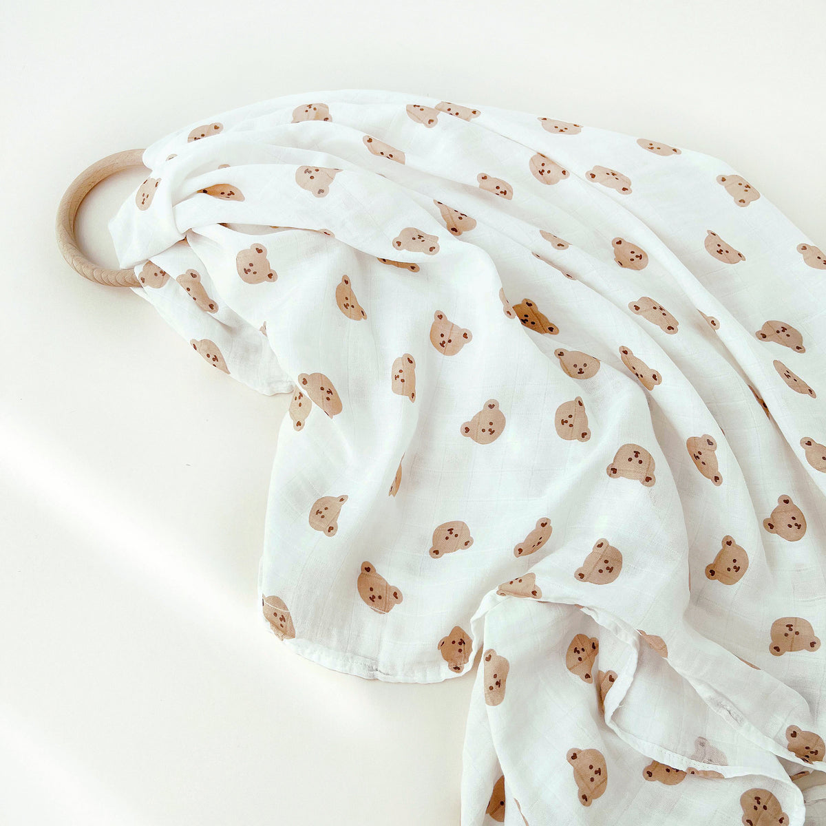 Organic Cotton Bamboo Swaddle Cuddly Bear – tinys.co